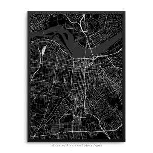 Louisville Kentucky Poster – City Map Decor